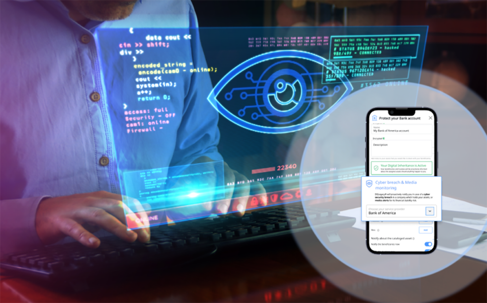 DGLegacy® monitors for Cyber breaches to protect your digital assets