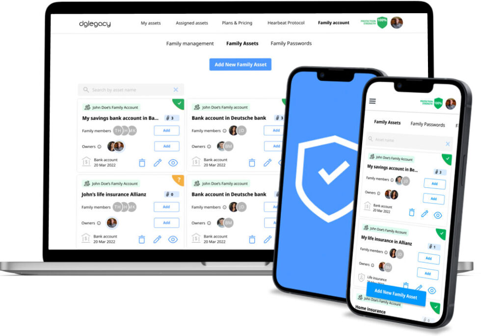 DGLegacy - Your Secure Document and Password Manager with Digital Inheritance